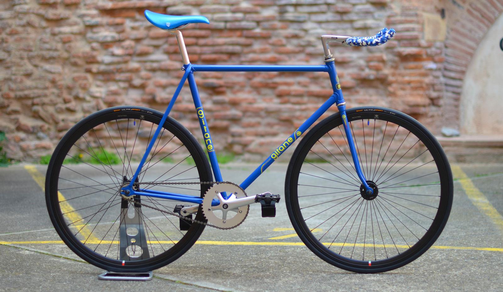GITANE BLEU FIXIE - Monsieur Pignon Madame Guidon