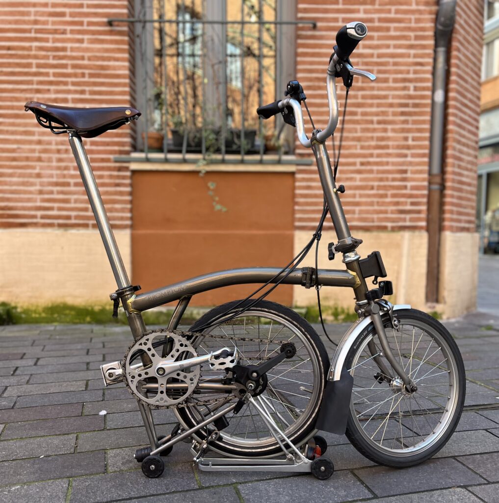 Brompton C Line Superlight Raw Lacquer M6 - Vélo pliant occasion ...