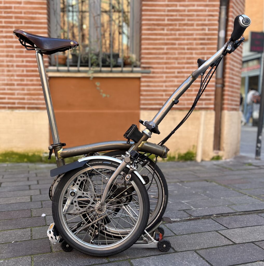 Brompton C Line Superlight Raw Lacquer M6 - Vélo pliant occasion ...